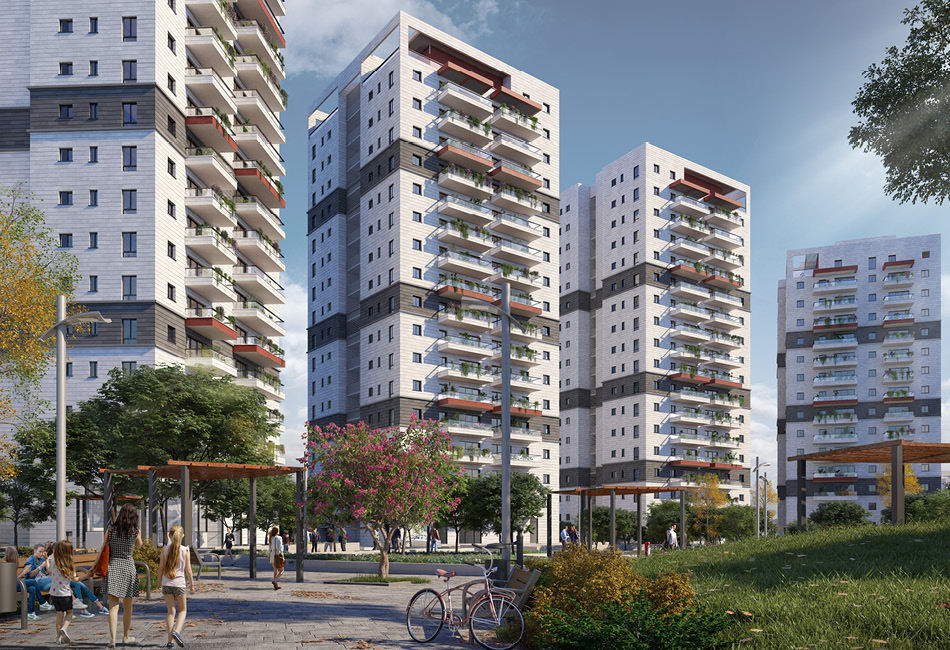 יד1 פרויקט סביוני עיר היין דירות חדשות באשקלון נדלן יד2